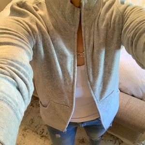 Tops | Newpop Collar Velour Zip Ups | Poshmark